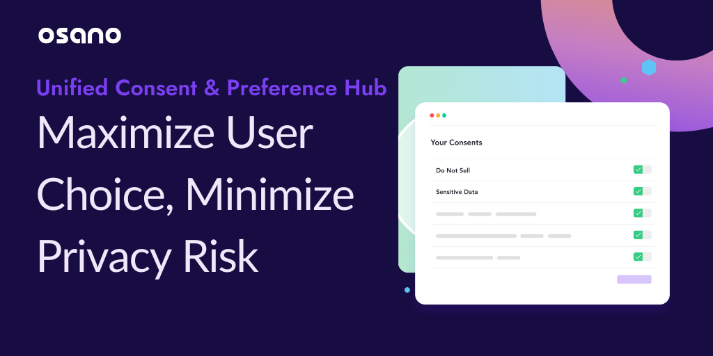 Unified Consent & Preference Hub by Osano | Osano